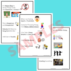 Social Story Throwing Things is Not Okay | Digital Social Story ...