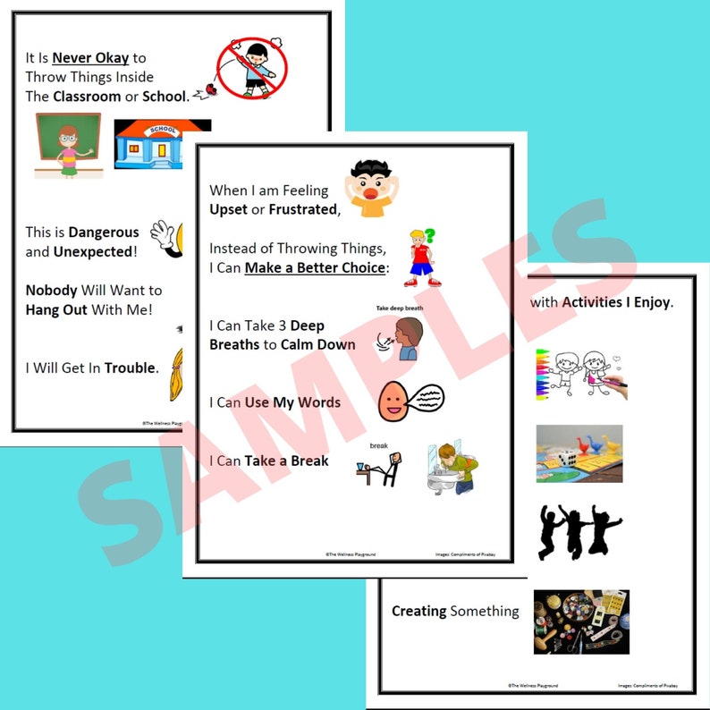 Social Story Throwing Things is Not Okay | Digital Social Story ...