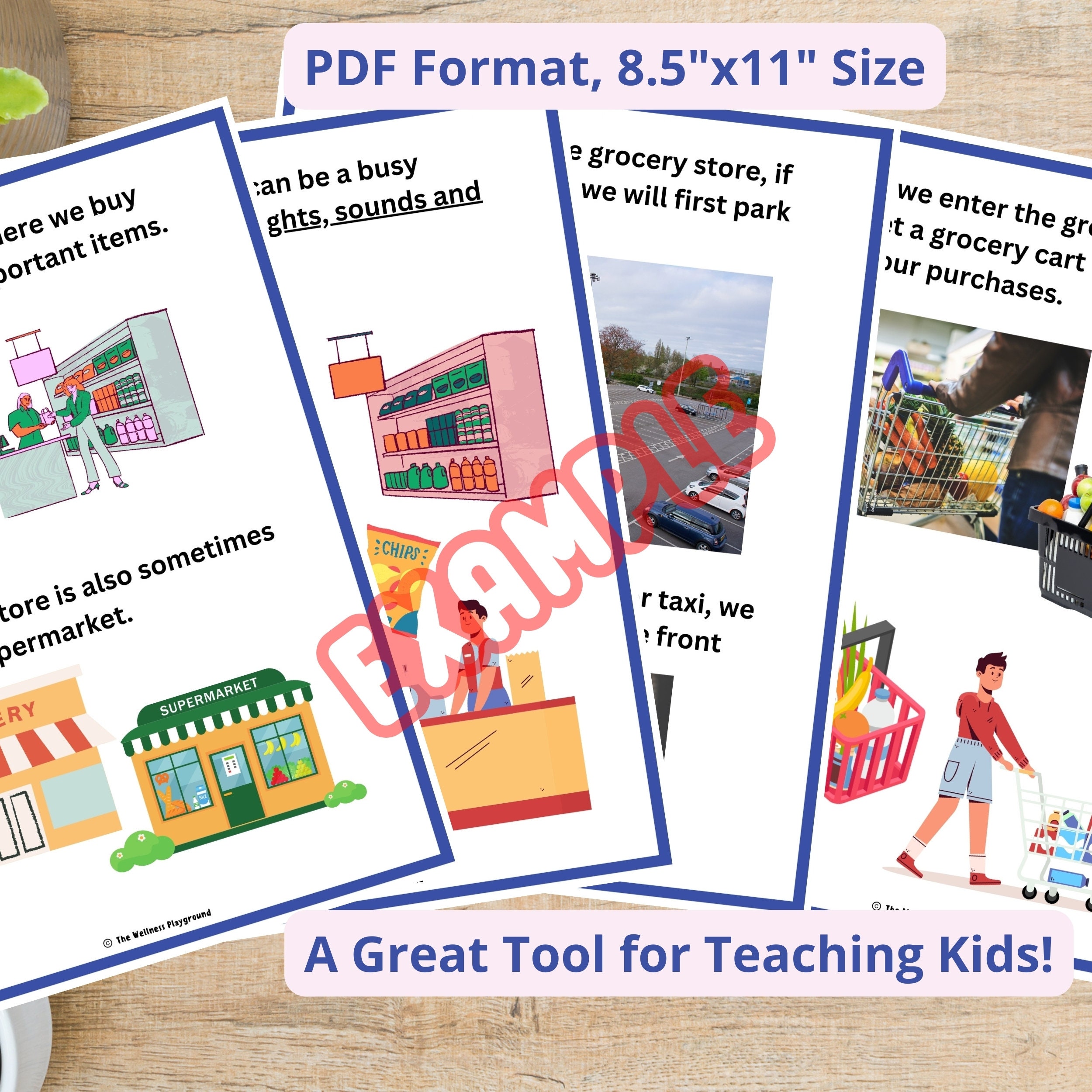 Social Story About Going to the Grocery Store | Life Skills Lesson ...