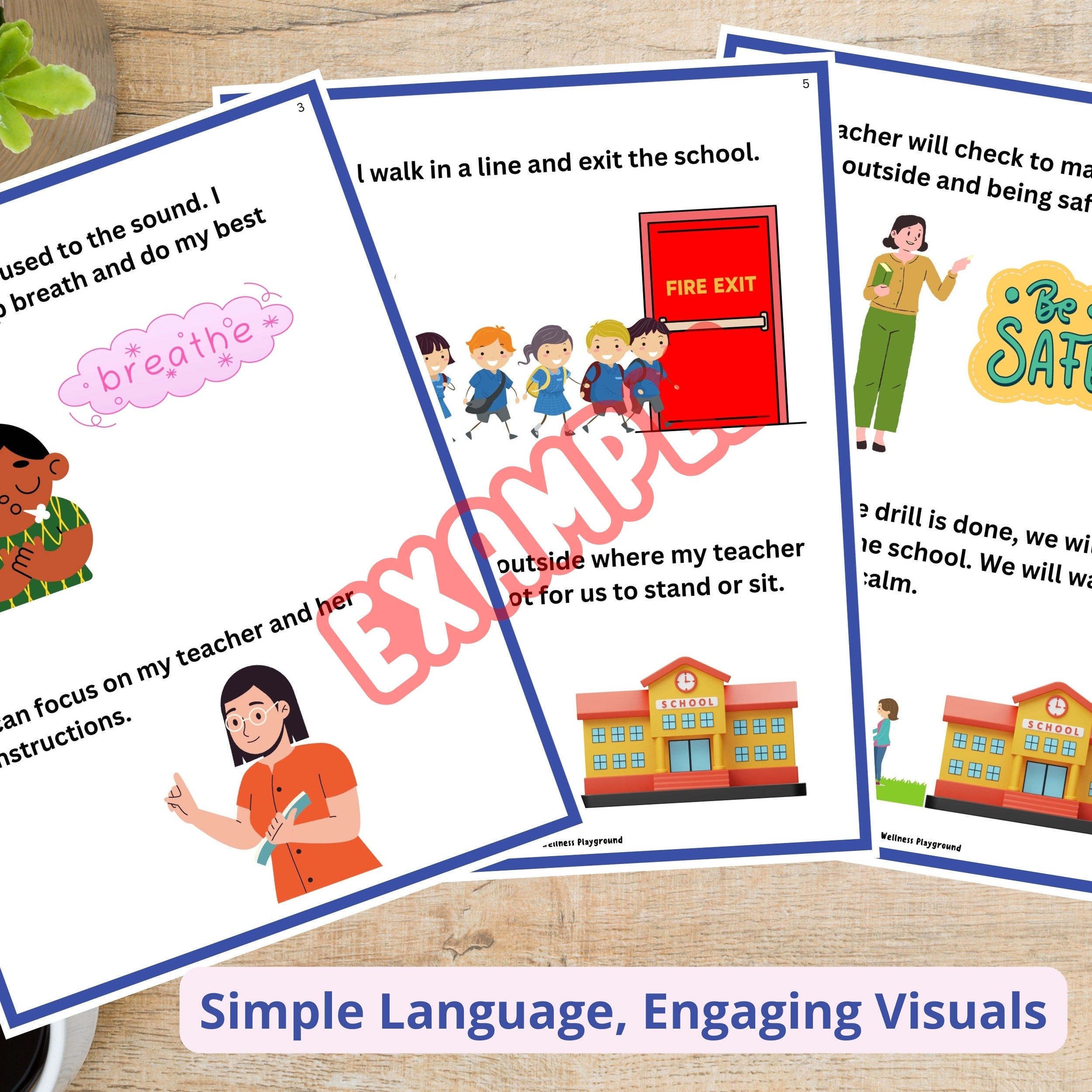 Social Story on Fire Drills What to Expect | Fire Drill School Lesson ...