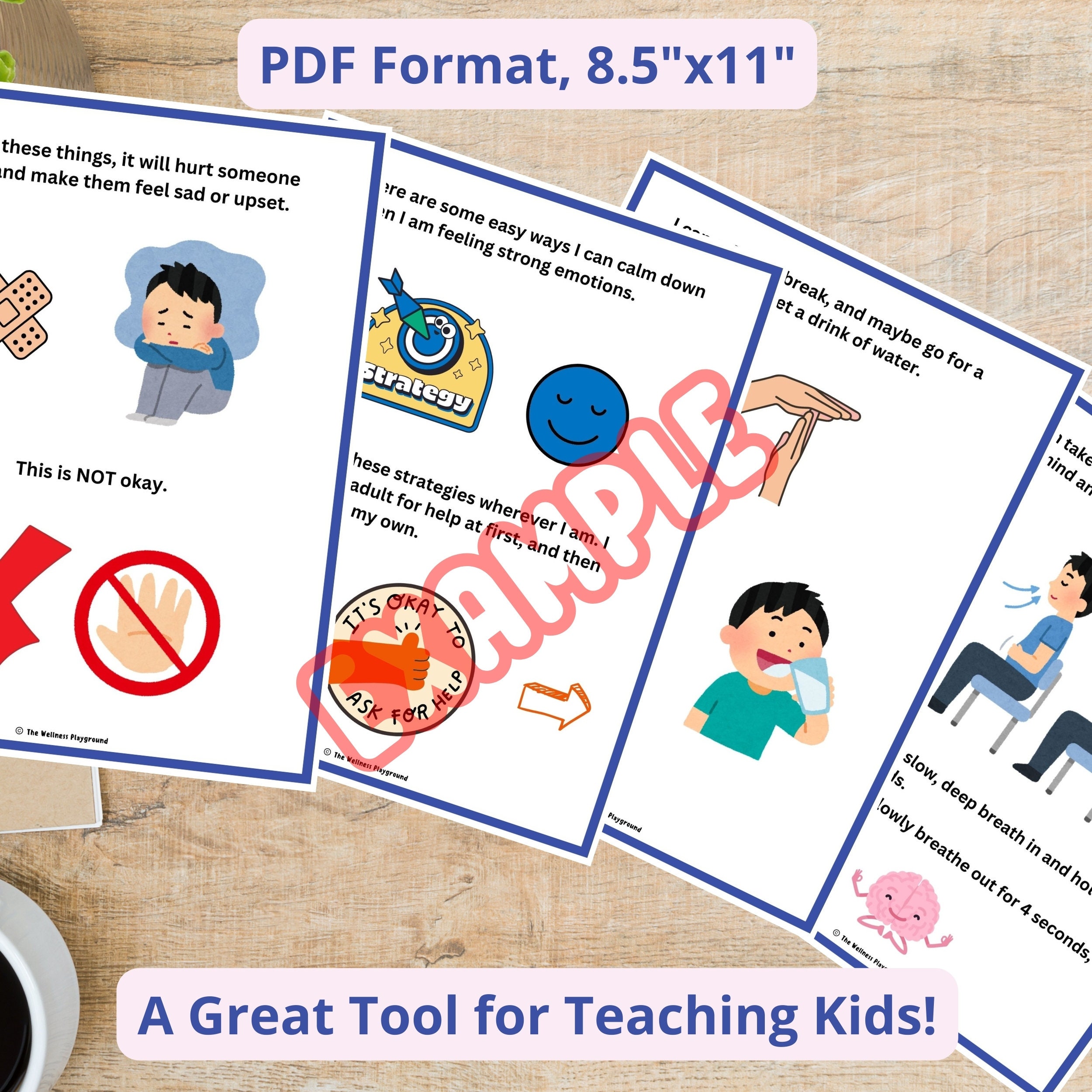 Social Story: How to Calm My Body | Self-regulation Lesson for Kids ...