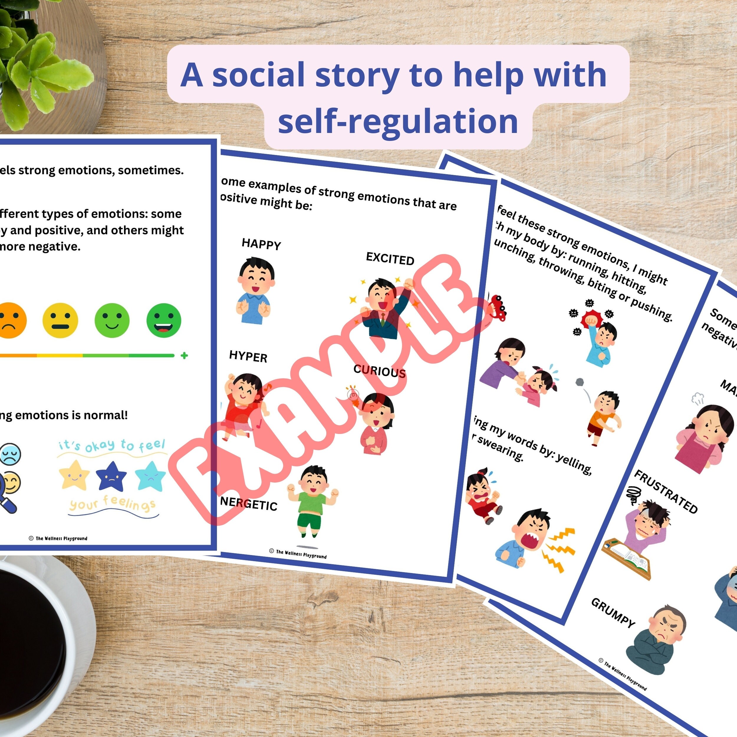 Social Story: How to Calm My Body | Self-regulation Lesson for Kids ...