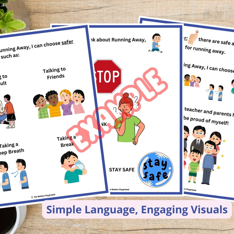 No Running Away Social Story: Autism & ADHD (digital Download) - Etsy