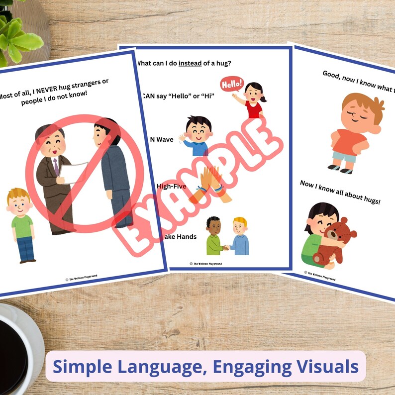 Social Story: All About Hugs | Personal Space Boundaries Lesson ...