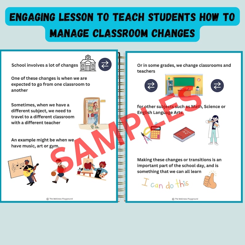 Social Story Helping Students With Classroom Transitions | Printable ...