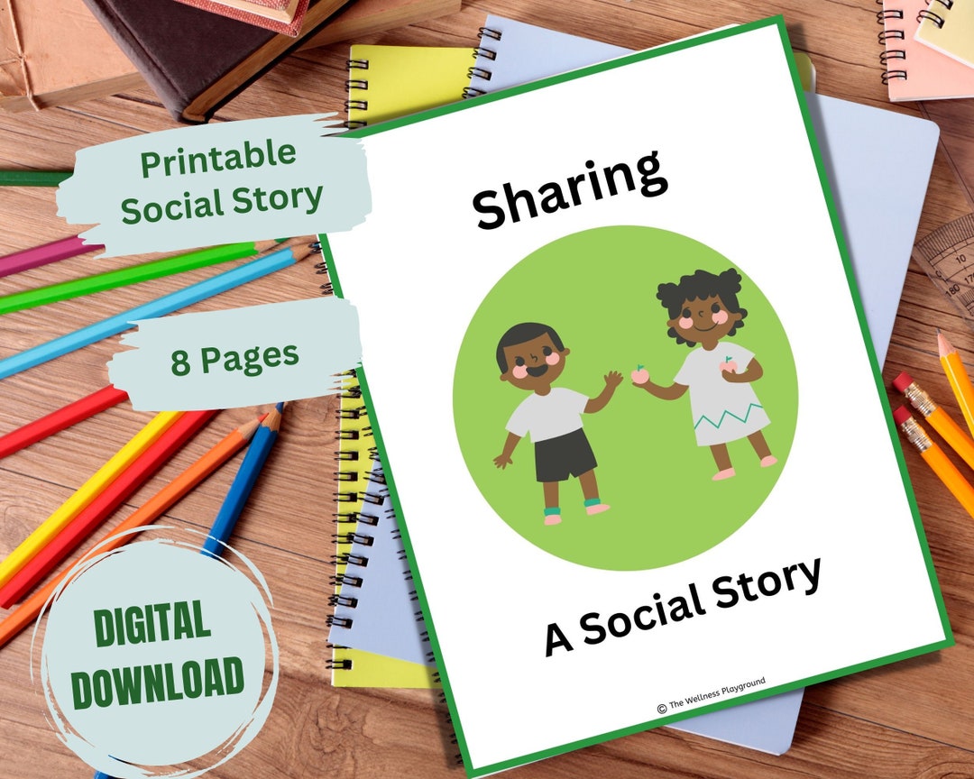 Social Story Sharing | Social Story for Kids| | Printable Social Story ...