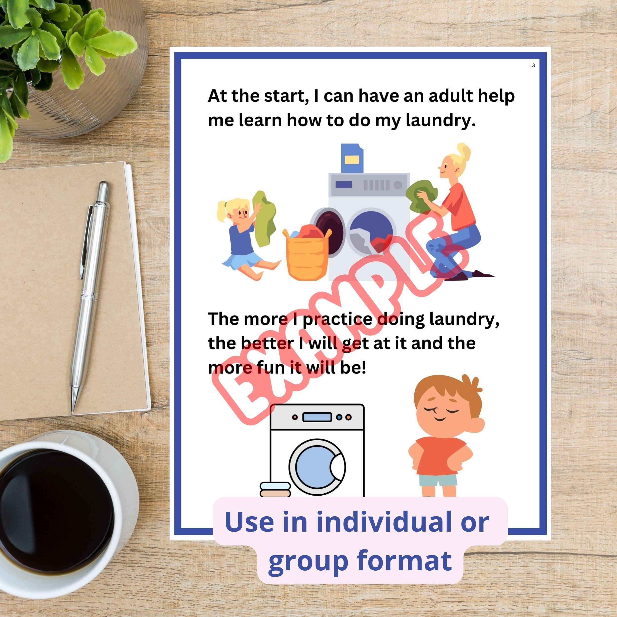 Social Story: Doing the Laundry | Life Skills Lesson | Social Story ...