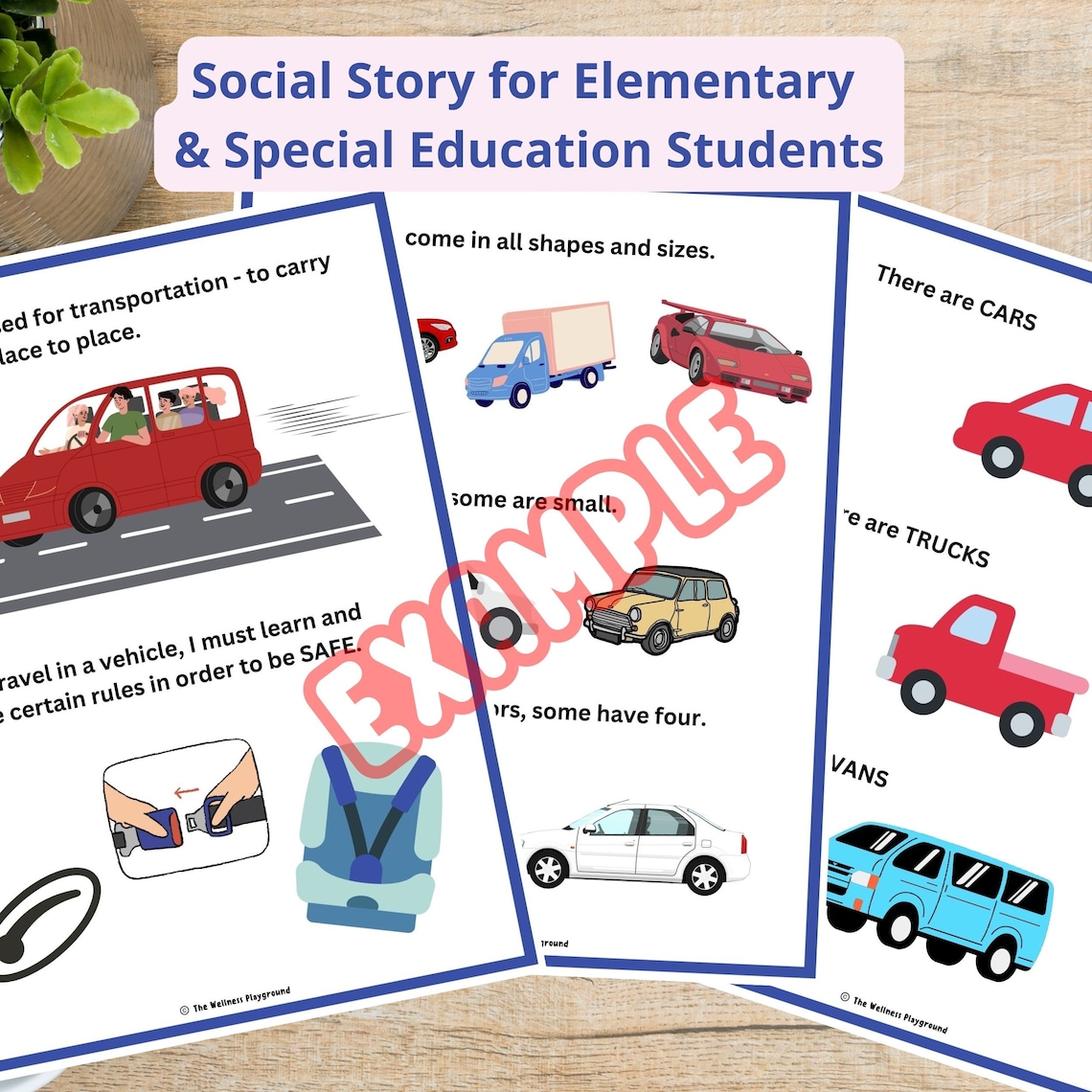 Car Ride Social Story: Autism Travel Safety (PDF Download) - Etsy UK