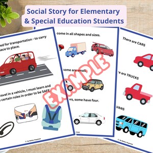 Car Ride Social Story: Autism Travel Safety (PDF Download) - Etsy UK