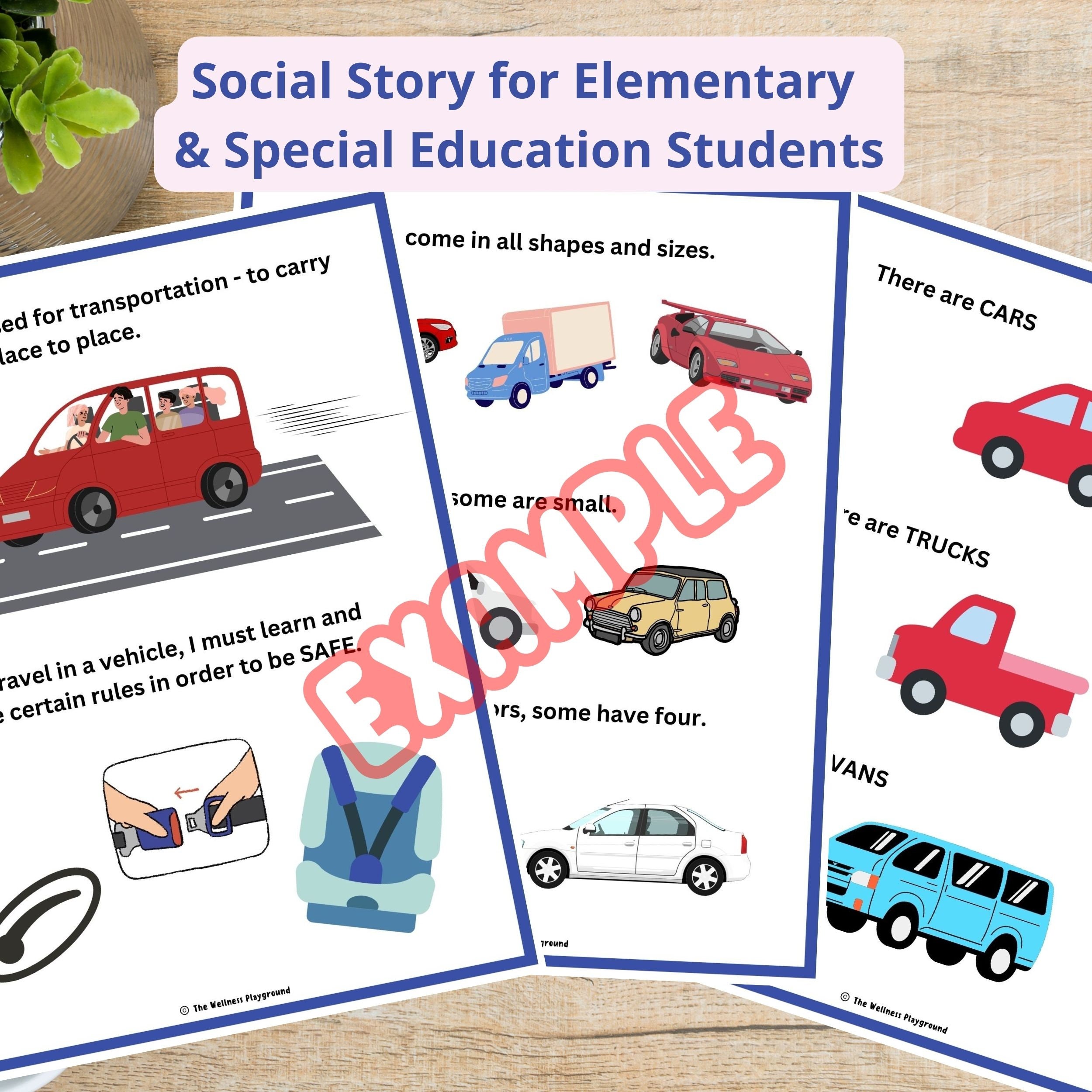 Car Ride Social Story: Autism Travel Safety (PDF Download) - Etsy