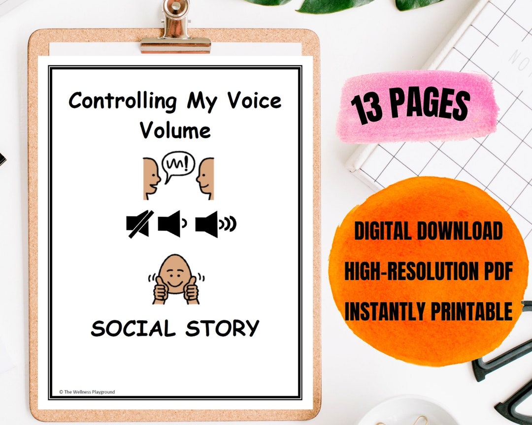 Social Story: Controlling My Voice Volume | Digital Download ...