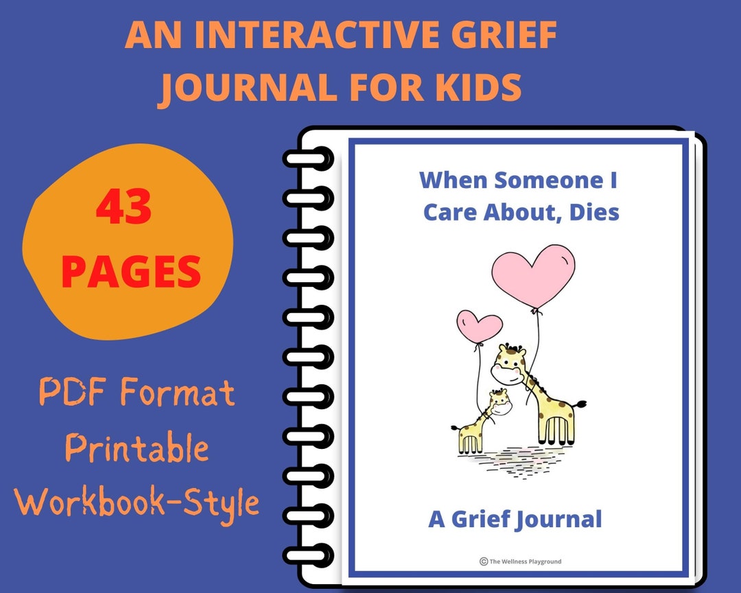 Grief Journal for Kids: Social Story & Workbook (PDF Download) - Etsy