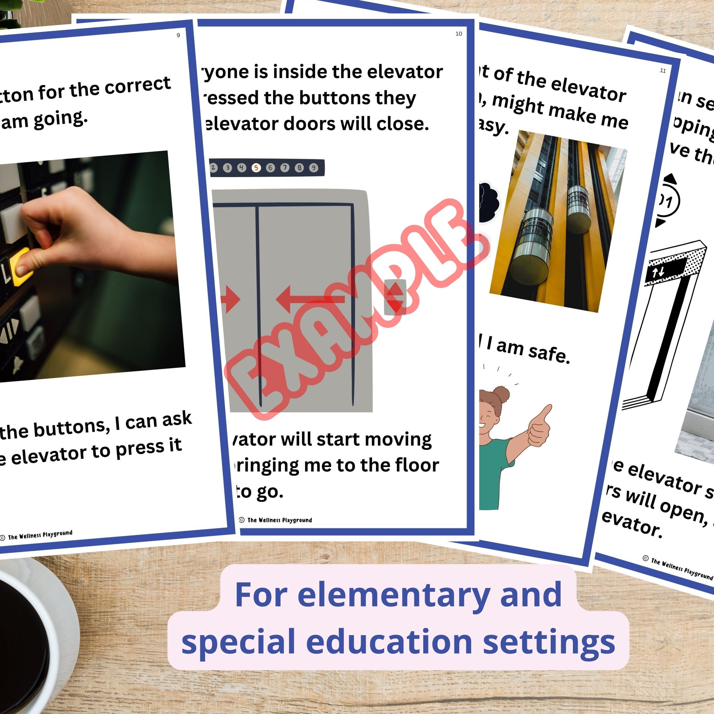 Elevator Social Story: Life Skills Lesson (PDF Download) - Etsy