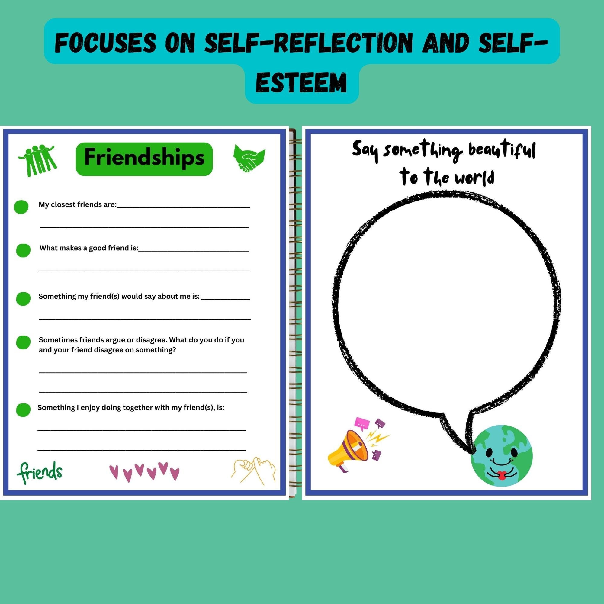 Social Emotional Learning Journal Kids Journal Wellness Journal ...