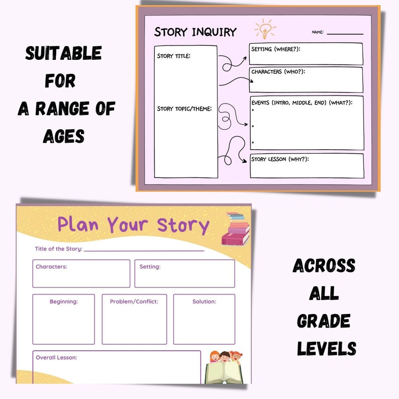 Printable Story Maps: Classroom Literacy Activity (digital Download) - Etsy