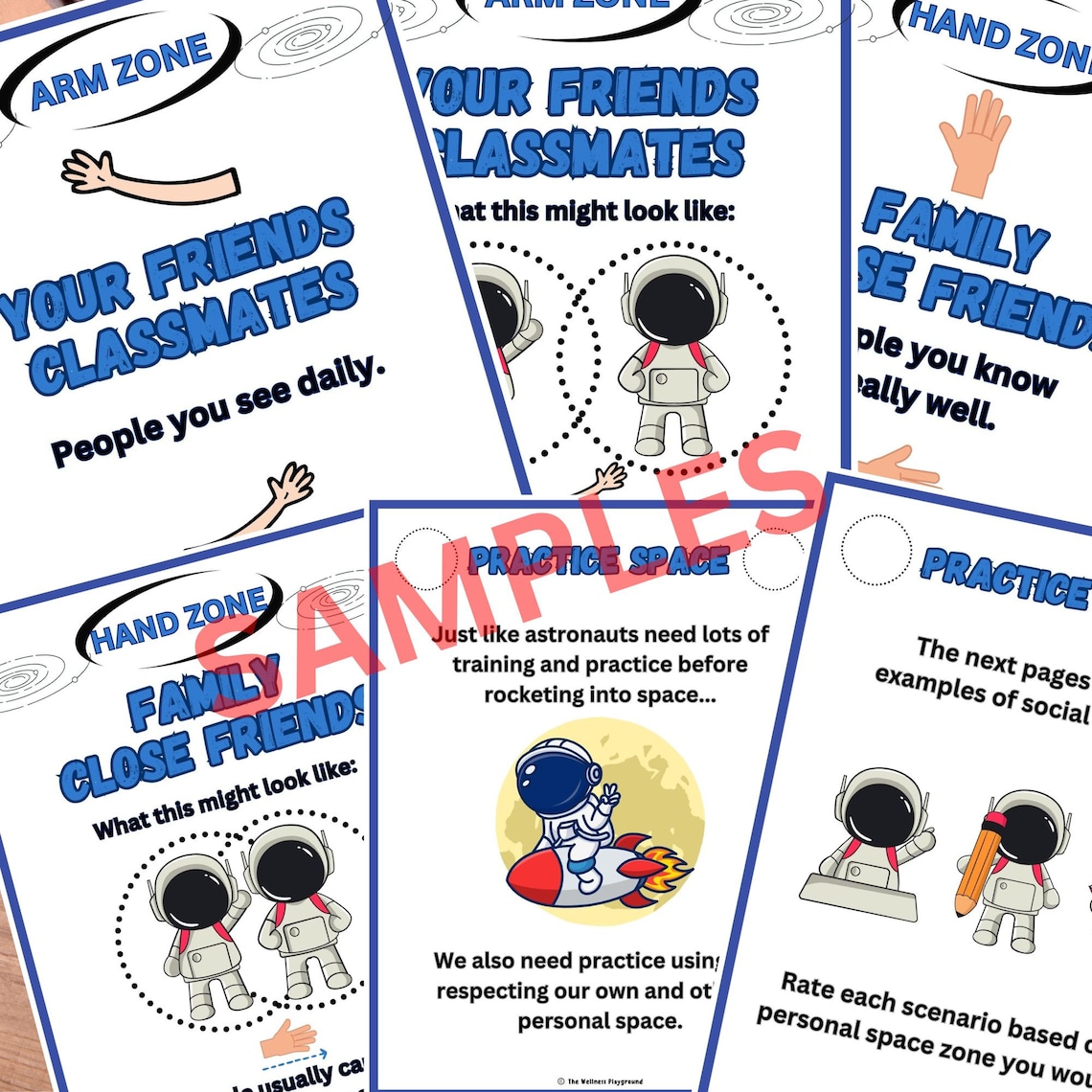 Personal Space Social Story, Autism Social Skills, Elementary SEL ...