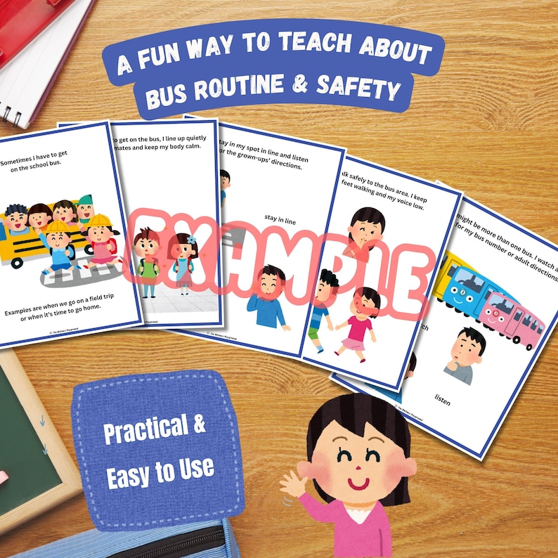 Elementary Social Story: Getting Ready for the Bus | Bus Safety Rules ...