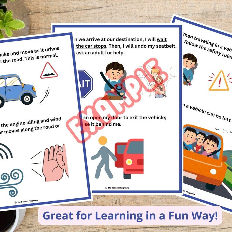 Car Ride Social Story: Autism Travel Safety (PDF Download) - Etsy