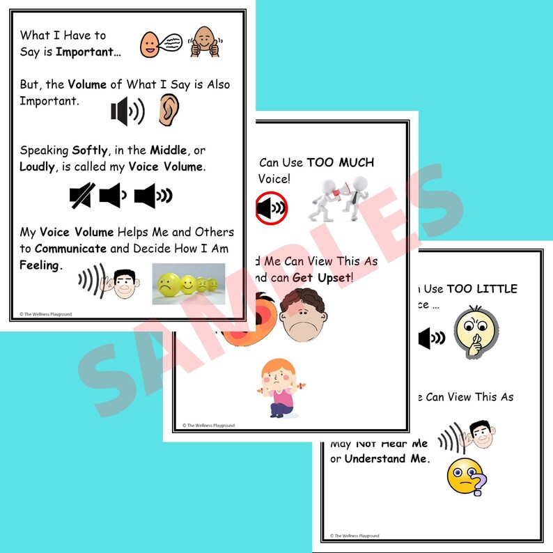 Social Story: Controlling My Voice Volume | Digital Download ...