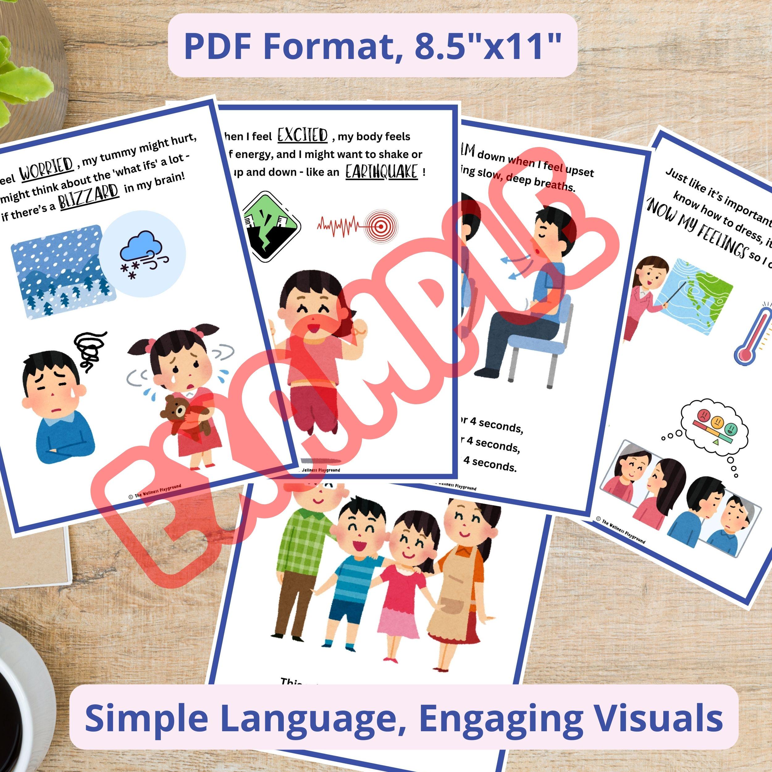 Feelings Social Story for Kids: Emotional Awareness, Coping Skills ...