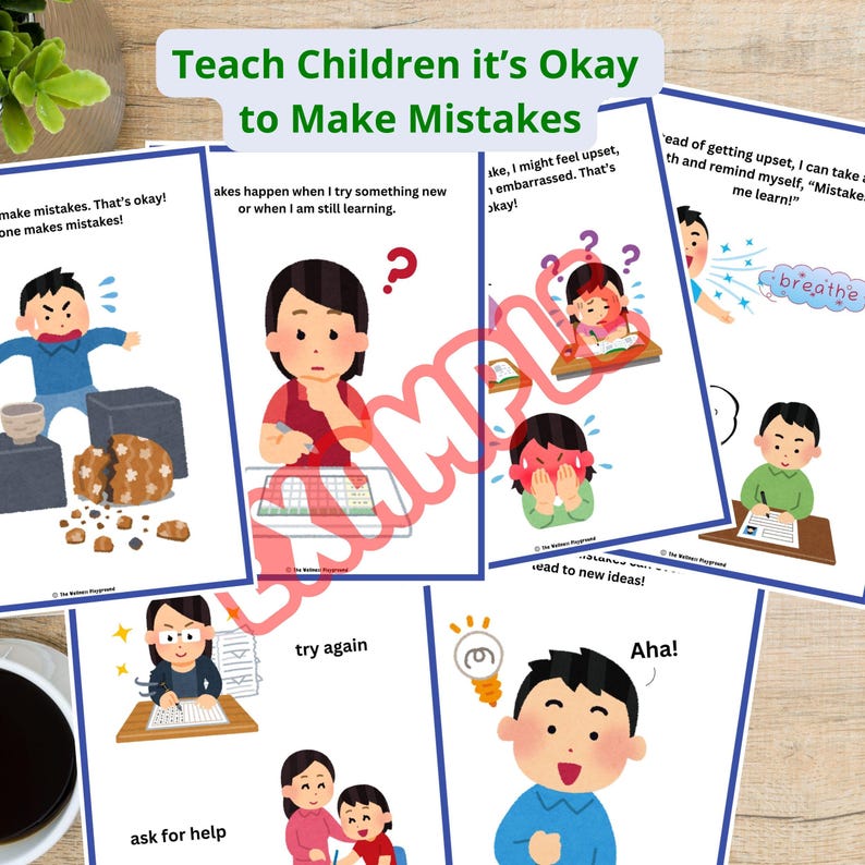 Growth Mindset Social Story: Coping With Frustration (PDF) - Etsy