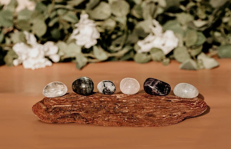 Anti-anxiety & Depression | Tumbled Crystal Stone Intention Set ...