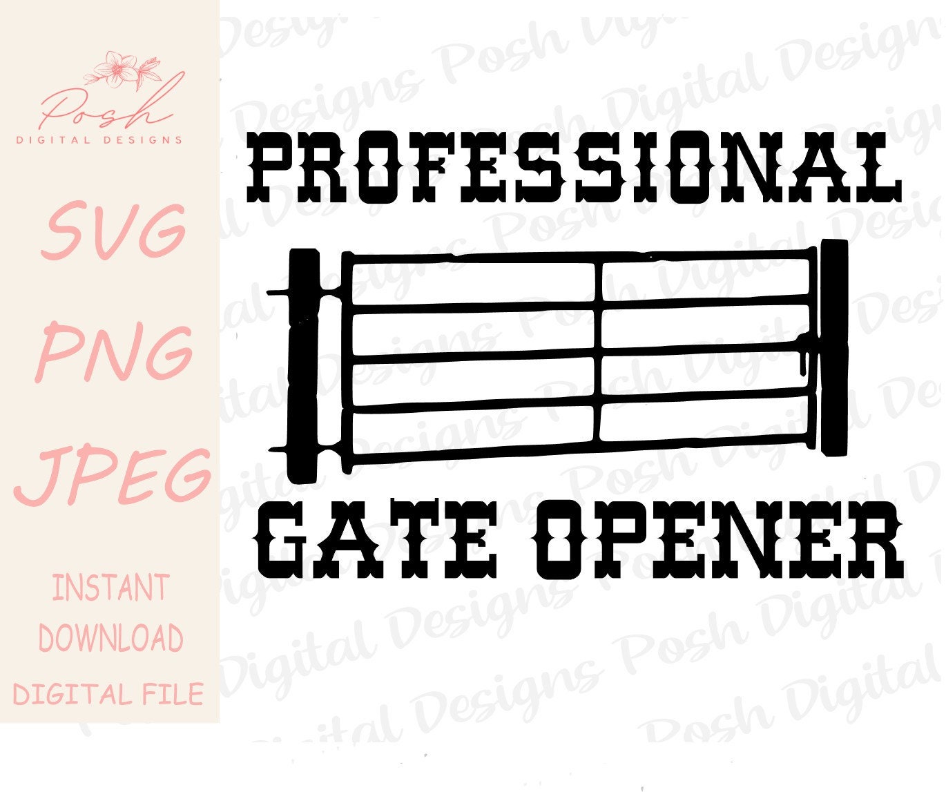 Professional Gate Opener Svg, Country Svg Files for Cricut and ...