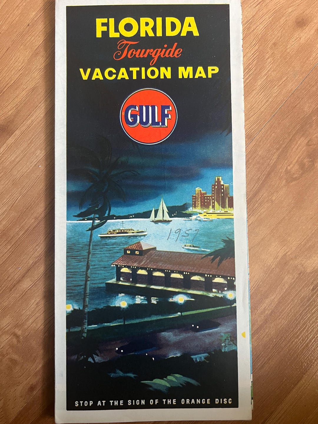 Gulf Florida Tour Guide Vacation Map - Etsy