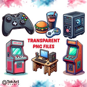 Watercolor Cartoon Style Transparent PNG Gamer Images. Watercolor ...