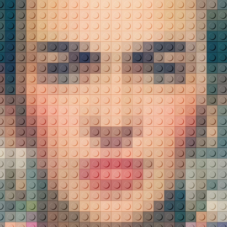 Printable Pixel Art Classic Painting Set. Pixel Art Mona Lisa and Frida ...