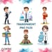 Watercolor Professions PNG Images: 35 Transparent Clipart (digital ...