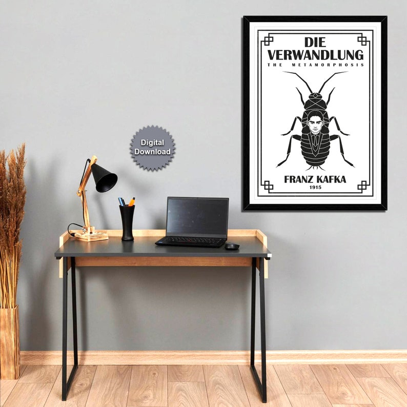 Kafka's Metamorphosis Poster: Minimalist Book Art (digital Download) - Etsy
