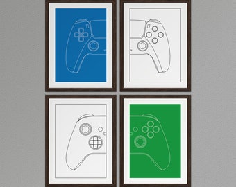 Video Game Console Art | Etsy