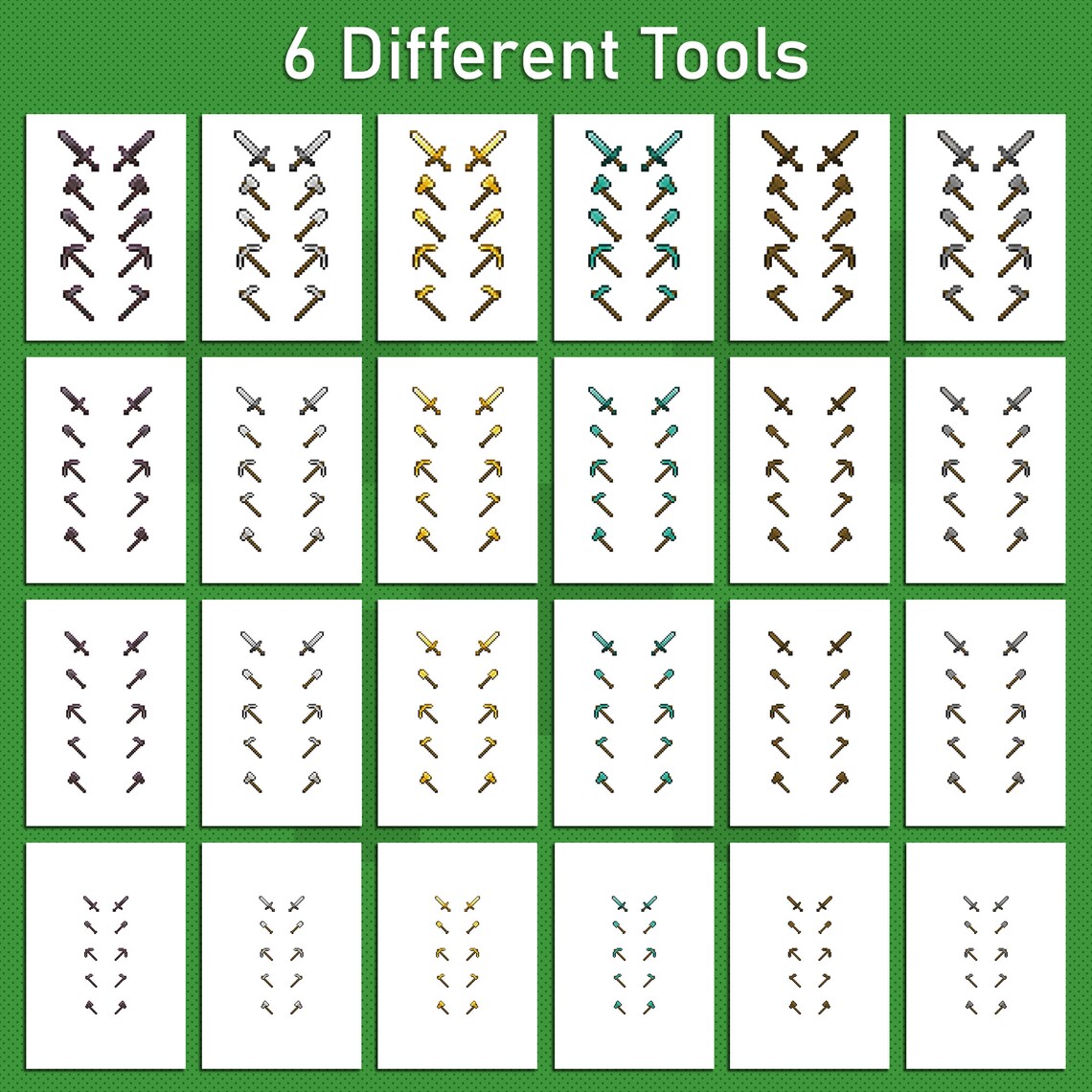 DIY Minecraft Blocks. Printable 100 Different Minecraft Blocks ...