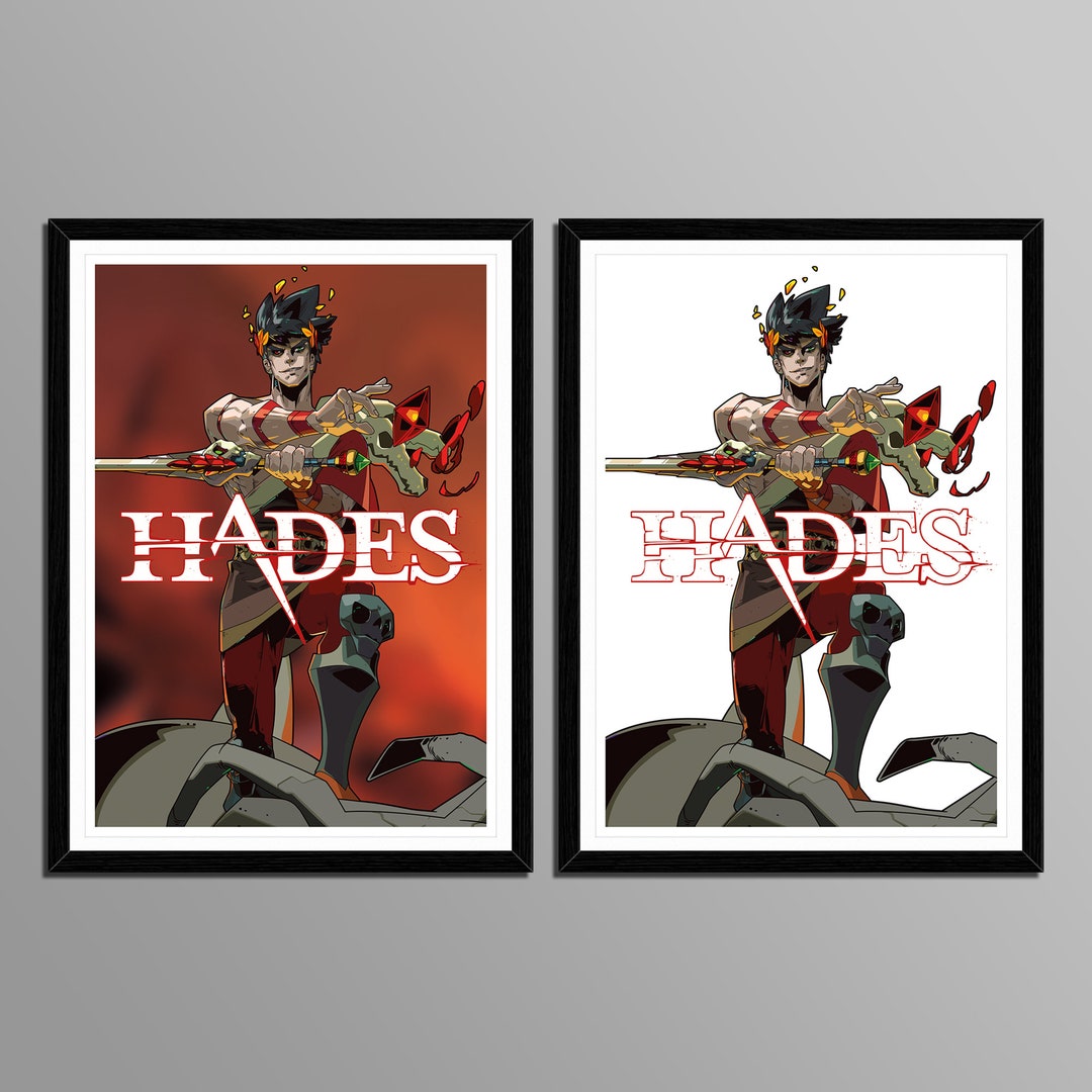 Printable Hades Game Poster With Minimal Design. Printable Hades Poster ...
