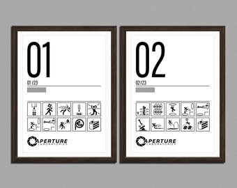 Portal Test Chamber Print - Etsy