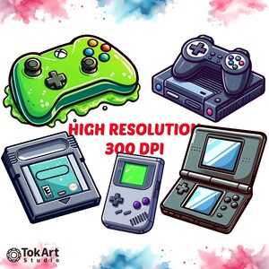 Watercolor Cartoon Style Transparent PNG Gamer Images. Watercolor ...