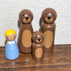Goldilocks and the Three Bears - Etsy