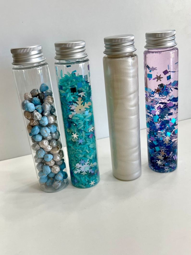 Winter Sensory Tubes - Etsy