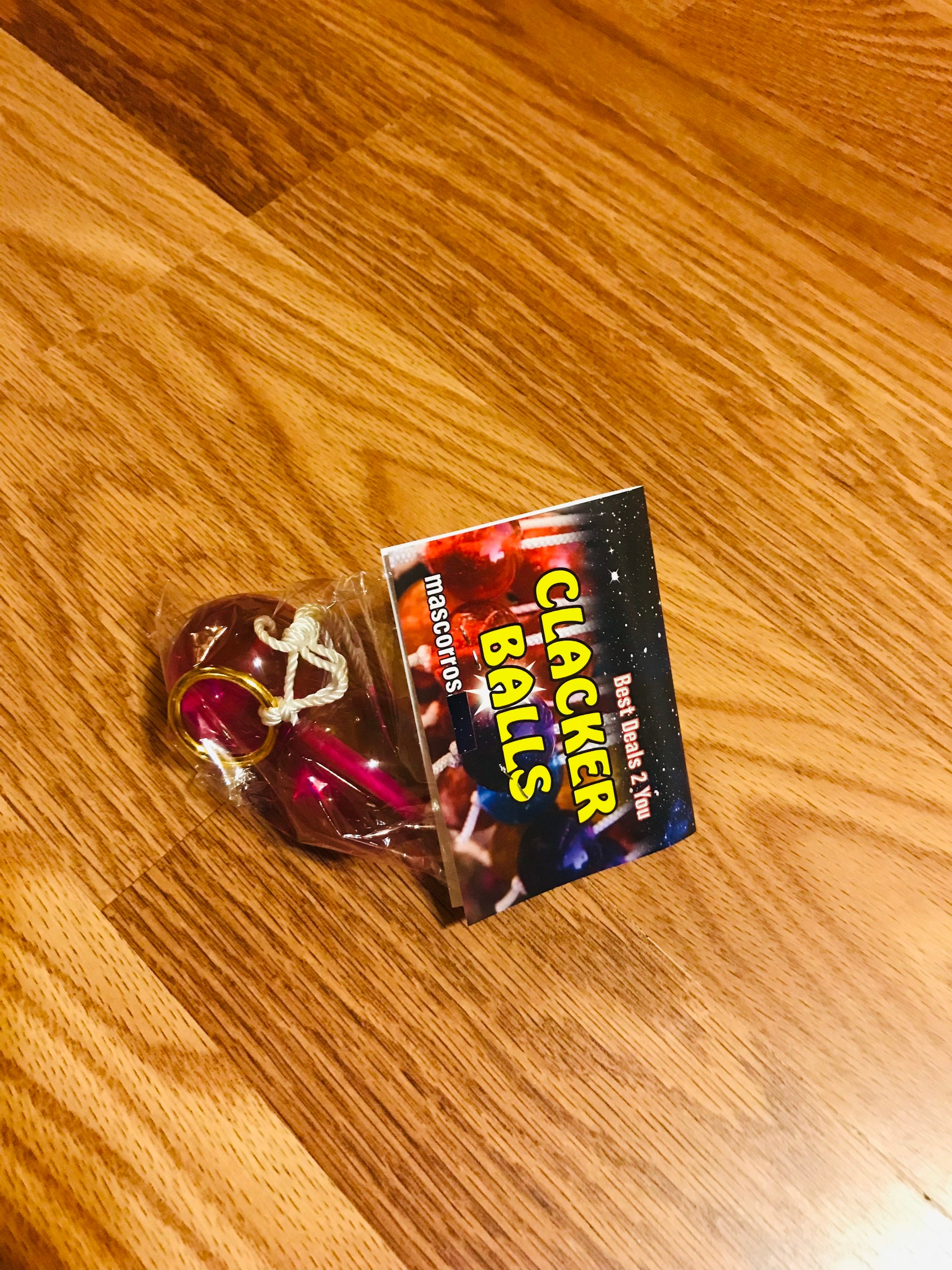 Clackers Click Clacks Klackers Acrylic Balls String Rope Knockers ...