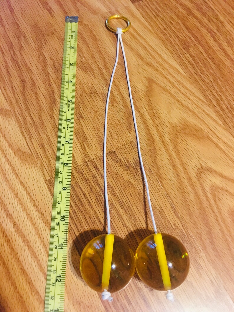 Ceyda Clackers Click Clacks Klackers Acrylic Balls String Rope Knockers ...