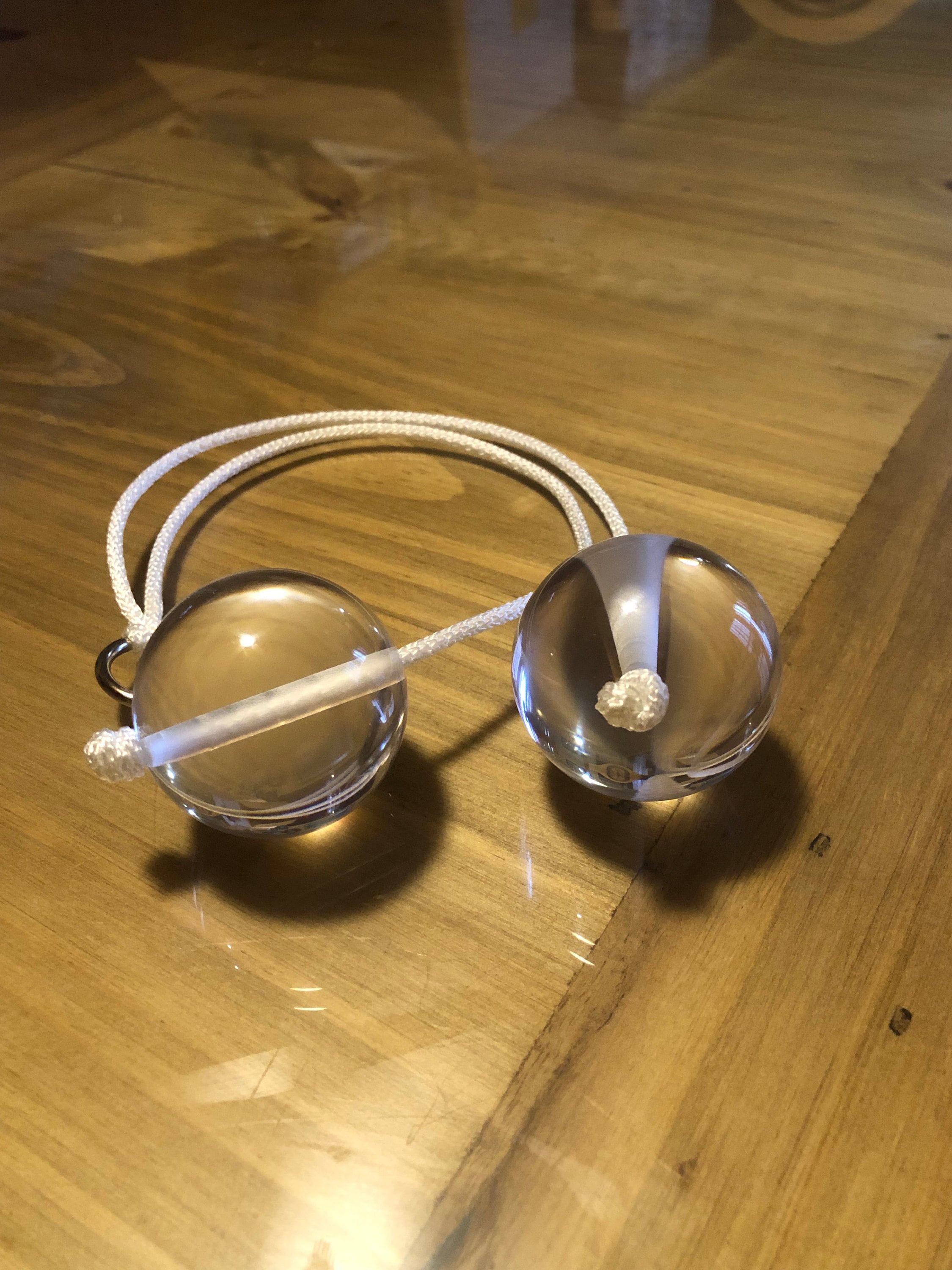 Ceyda Clackers Click Clacks Klackers Acrylic Balls String Rope Knockers ...