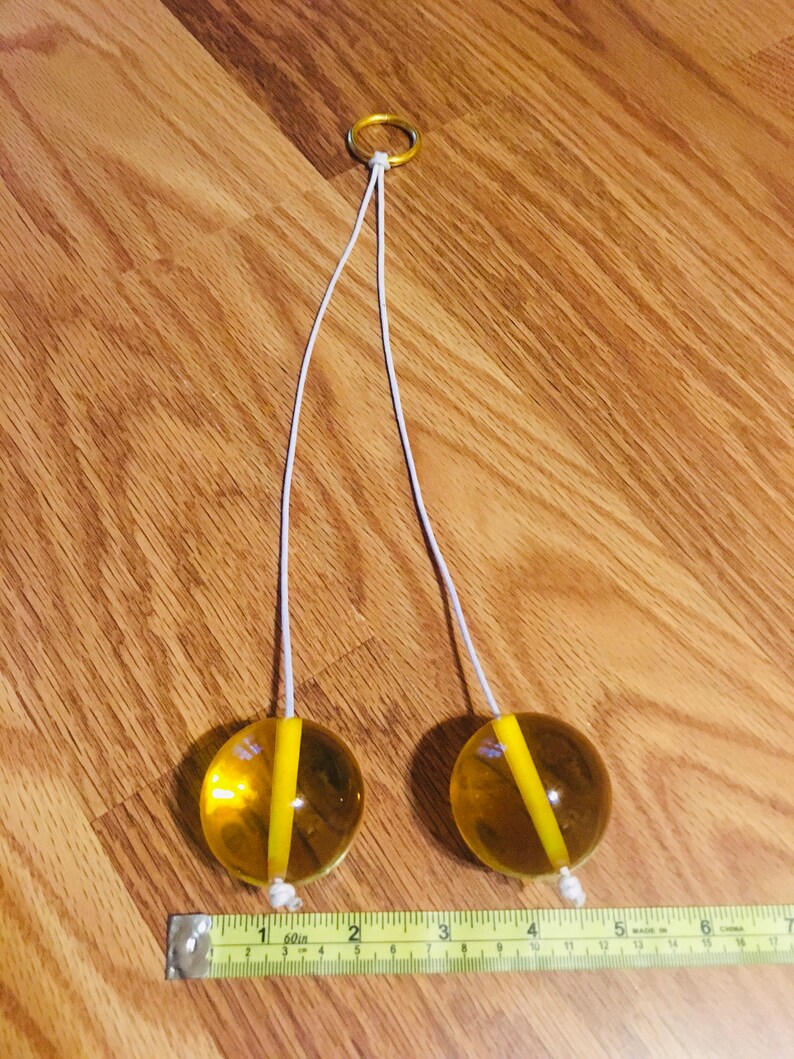 Ceyda Clackers Click Clacks Klackers Acrylic Balls String Rope Knockers ...