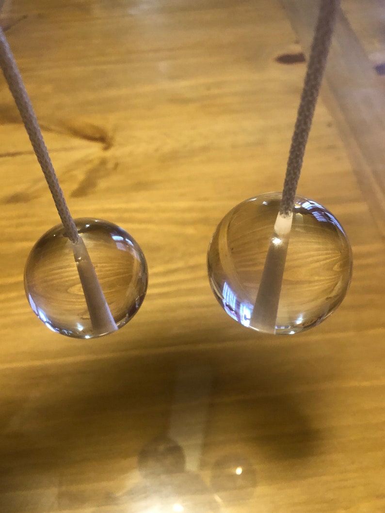Ceyda Clackers Click Clacks Klackers Acrylic Balls String Rope Knockers ...