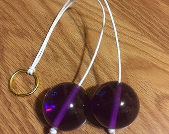 Knockers Clackers Click Clacks Klacker Solid Black Balls - Etsy