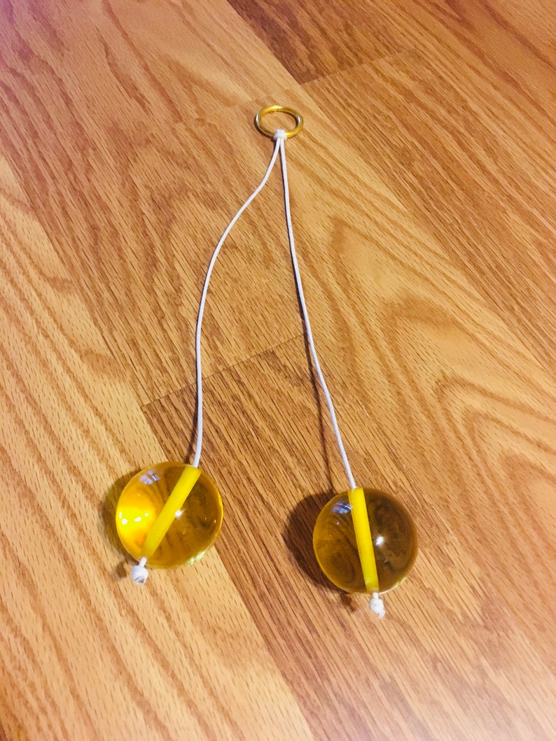 Ceyda Clackers Click Clacks Klackers Acrylic Balls String Rope Knockers ...