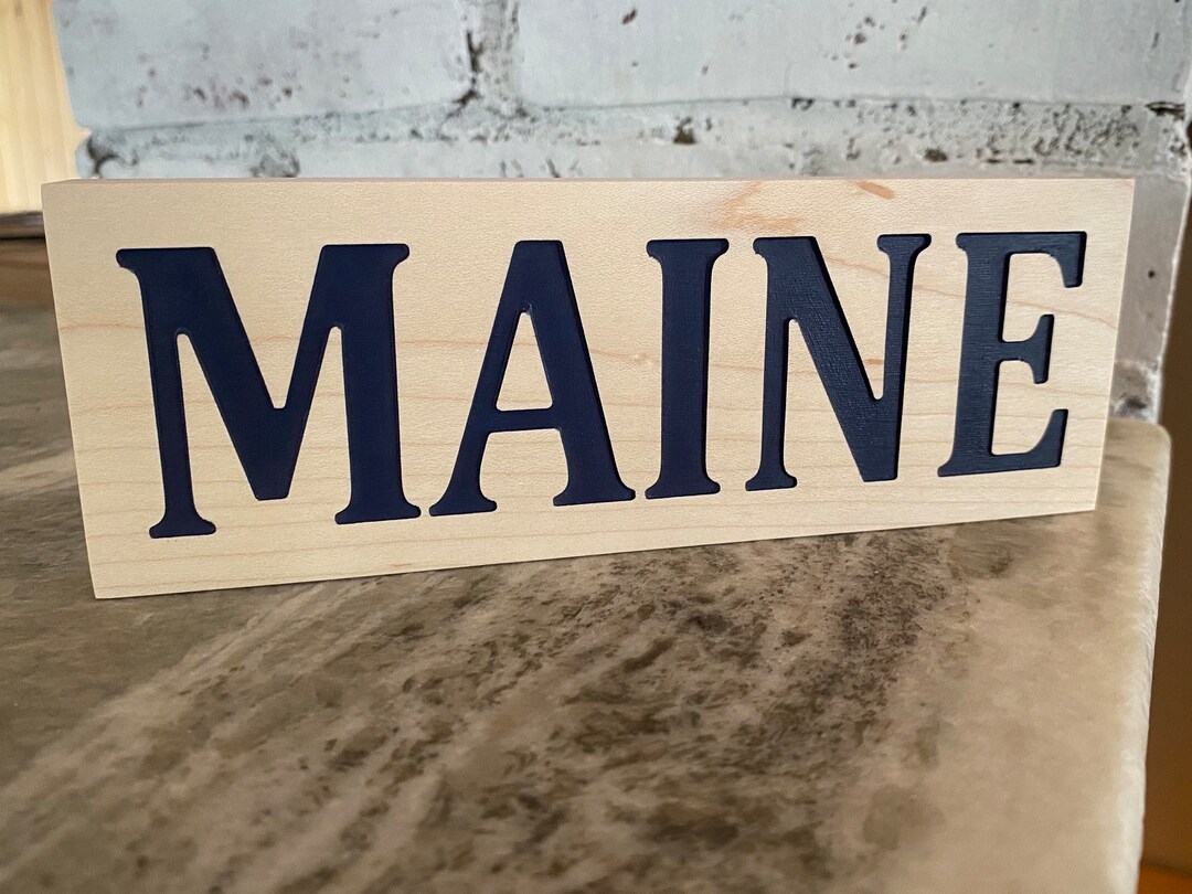 Maine Sign Small - Etsy