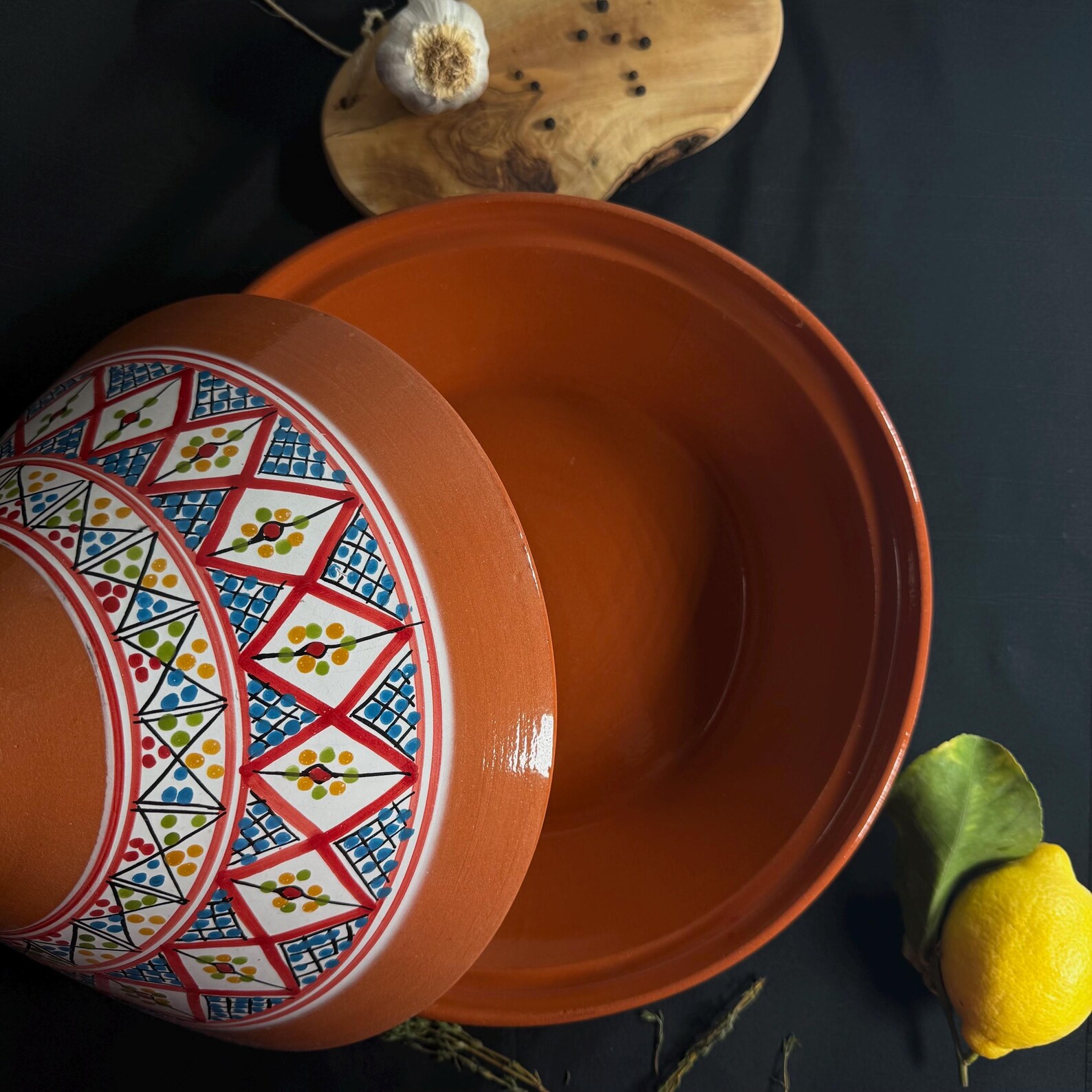 Moroccan Tagine Pot, Terracotta Cooking Pot, Stew Pot, Slow Cooker ...