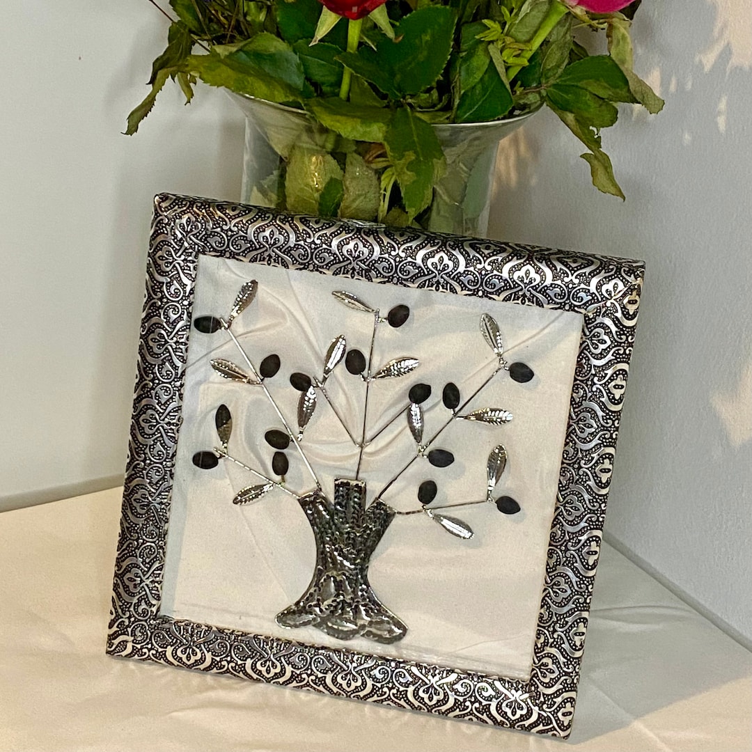 Olive Tree Wall Frame – Decorative Frame – Homeware – Rustic ...