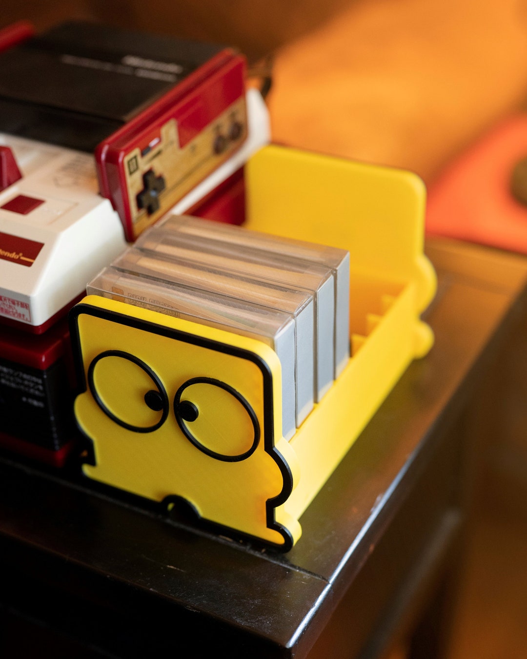 Famicom Diskun Disk System Two Color Game Holder Complete in Case - Etsy